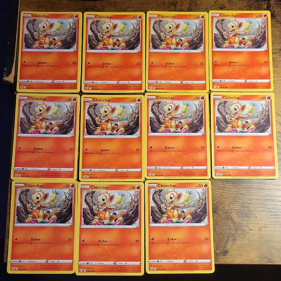 Toys | Chimchar Pokmon Cards Set | Poshmark